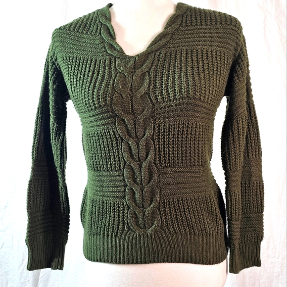 NOBO | Sweaters | No Boundaries Knitted Topsweater Olive Green Size Xs ...